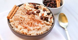 Stovetop Rice Pudding - Plant-Based Diet Recipes - Dessert
