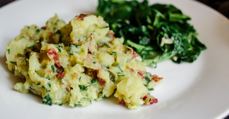 Smashed Potatoes - Plant-Based Diet Recipe - Vegan Sides