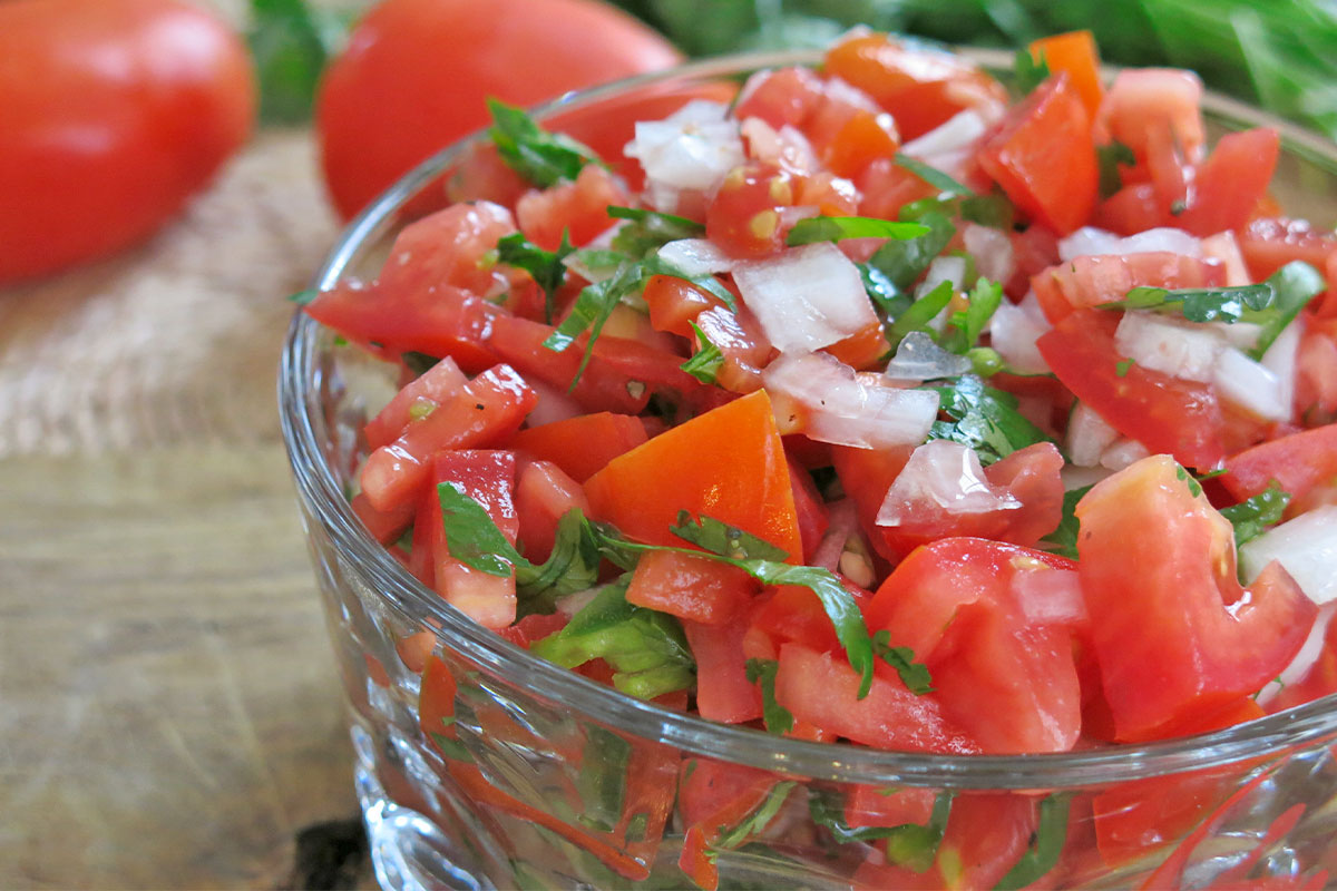 Authentic Mexican Pico de Gallo Salsa - Center for Nutrition Studies