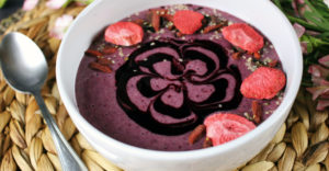 Cherry Swirl Smoothie Bowl - Center for Nutrition Studies