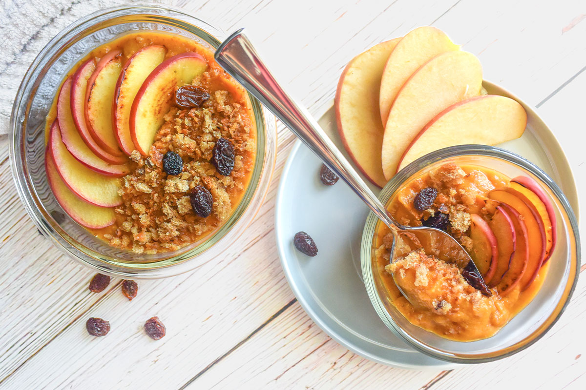 Spiced Apple Pudding - Center for Nutrition Studies