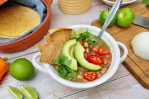 Pinto Bean Pozole Verde - Center for Nutrition Studies