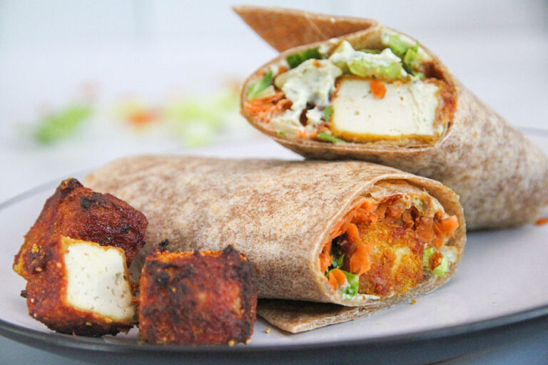 Barbecue Popcorn Chicken Wraps - Center for Nutrition Studies